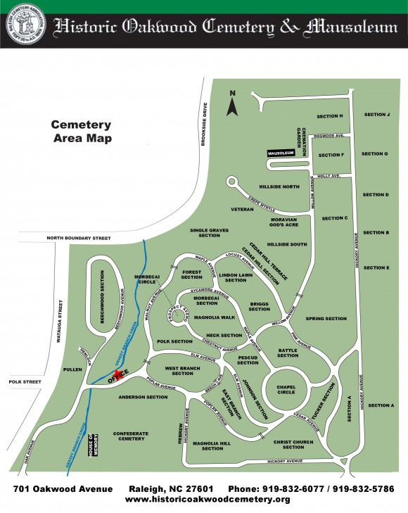 Visitors Guide - Historic Oakwood Cemetery